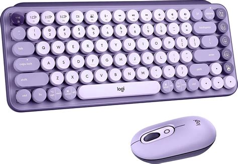 Logitech POP Keys POP Mouse Wireless Keyboard And Bluetooth Mouse Combo With Typewriter