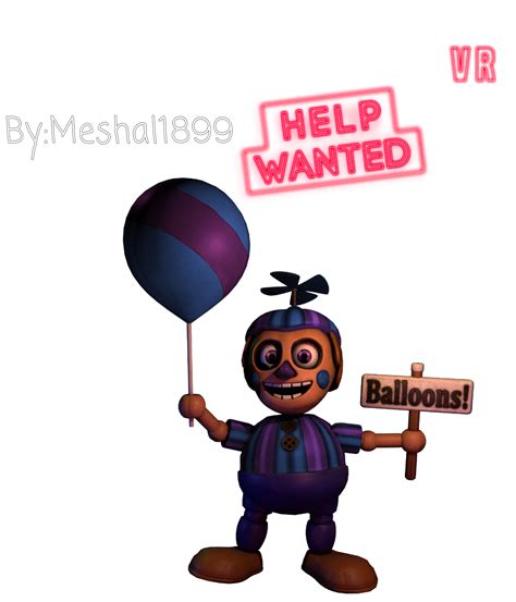 Fnaf Help Wanted Jj Balloon Girl By Meshal1899 On Deviantart