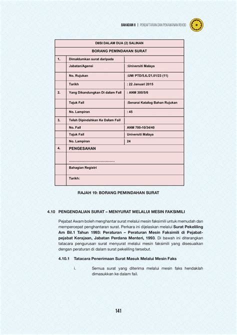 Panduan Pengurusan Rekod Awam Amkabulmas Muka Surat 159 Membalik