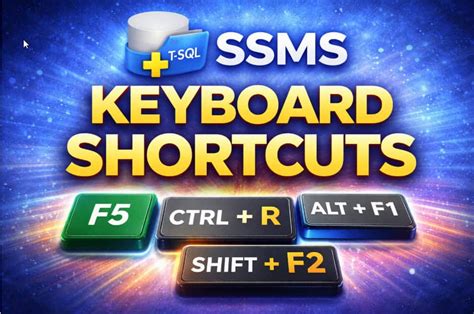 Ssms Keyboard Shortcuts Sql Server Guides