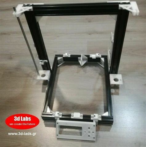 ANET A8 To AM8 Fuel Conversion Kit Metal Frame PETg Black White