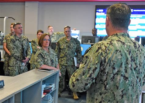 Chief Of Naval Operations Visits U S Fleet Cyber Command And U S 10th Fleet United States
