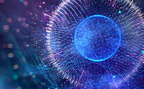 네온 점과 라인빅 데이터 Hud 와이어 프레임 벽지 시각적 데이터 인포그래픽 디자인 및 정보 분석 가상현실에 대한 스톡 사진 및 기타 이미지 Istock