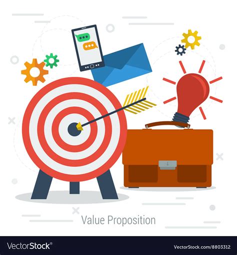 Value Proposition Concept Royalty Free Vector Image