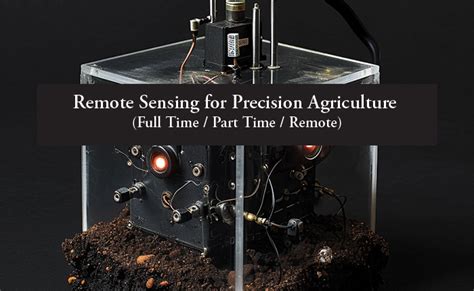 Remote Sensing For Precision Agriculture Institute Of Techgronomy