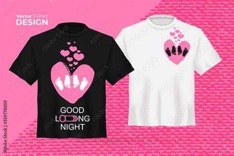 Vector T Shirt Mock Up Set D Realistic Shirt Template With Men And Woman Footprint Sex