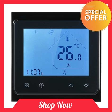 Special Offer 16a Electric Heating Thermostat With Touchscreen Lcd Display Weekly Programmable