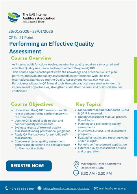 Uaeiaa Internalaudit Qualityassessment Qaip Auditquality Iia