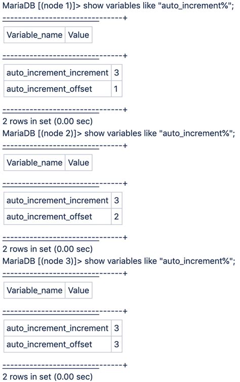 Database Autoincrement Increment Variable Set To 3 Adobe Commerce On Our Cloud Pro