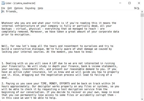 Decrypted Akira Ransomware Malware Analysis Malware Analysis News And Indicators
