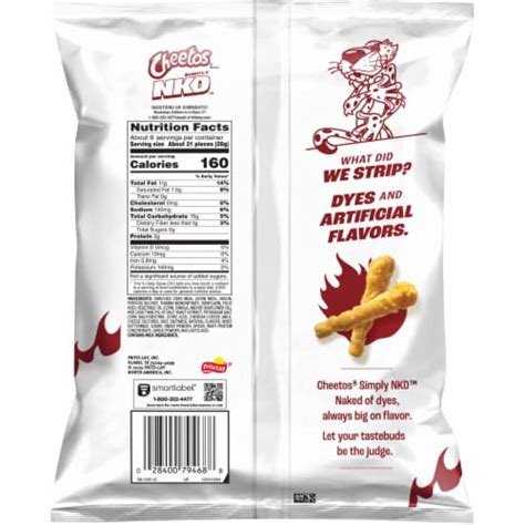 Cheetos® Simply Nkd™ Flamin Hot® Cheese Flavored Crunchy Puffed Snacks