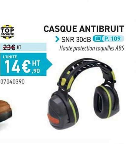Promo Casque Antibruit Snr Db Chez Loxam Icatalogue Fr