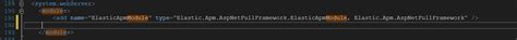 Elasticsearch Elastic Apm Not Working In Net Framework 461 Stack