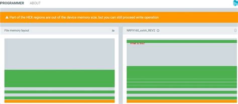 Thinky91 Nrf9160dk Nrf Connect V502 Programmer V440 File Memory Layout Nordic Qanda