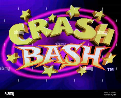 Crash Bash Sony Playstation 1 Ps1 Psx Editorial Use Only Stock