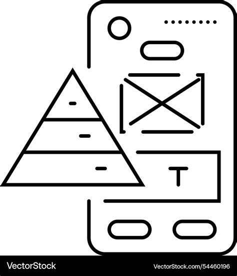 Call To Action Cta Ux Ui Line Icon Royalty Free Vector Image