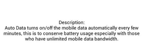 Auto Data App Turns Off Data With Screen To Save Battery