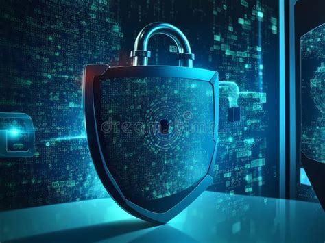 Data Protection Is A Concept In Cybersecurity And Privacy Technologies Generative Ai Stock