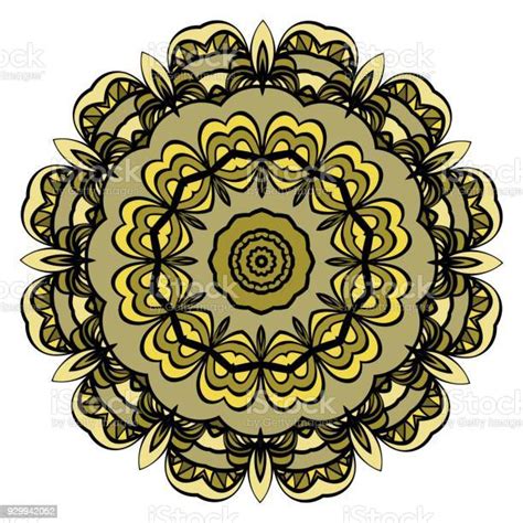 만다라 스타일 벡터 모양입니다 장식 름 장식입니다 꽃 디자인입니다 컬러 일러스트 레이 션 0명에 대한 스톡 벡터 아트 및 기타 이미지 Istock