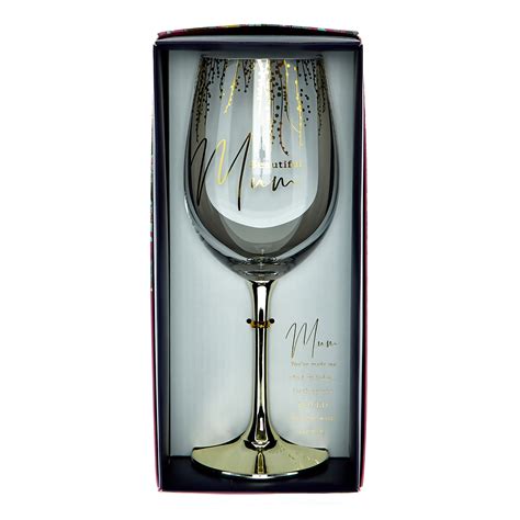 Buy Beautiful Mum Wine Glass For Gbp 4 99 Card Factory Uk