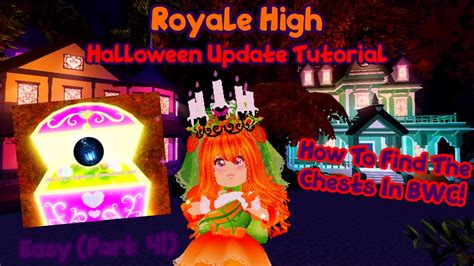 How Find Chests In Blackwood Caverns Royale High Halloween Update 2022 Tutorial Part 4 Youtube