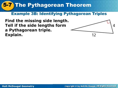 PPT Use The Pythagorean Theorem And Its Converse To Solve Problems PowerPoint Presentation