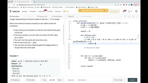 1219 path with maximum gold youtube