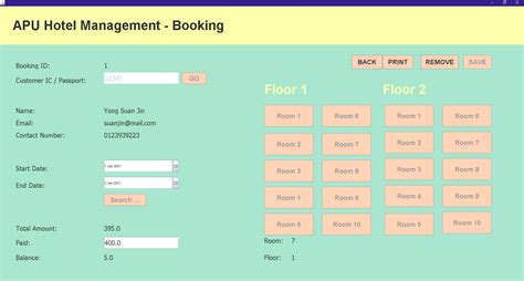 GitHub Jiarongtey HotelManagementSystem A Hotel Management System