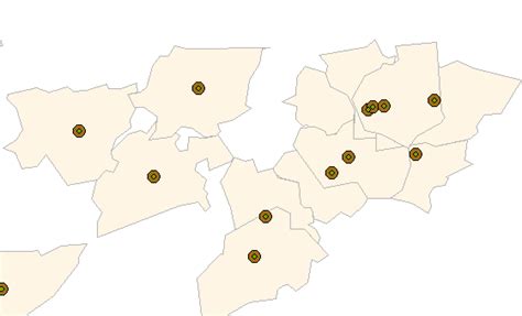 network analyst create not overlapping thiessen polygons in service