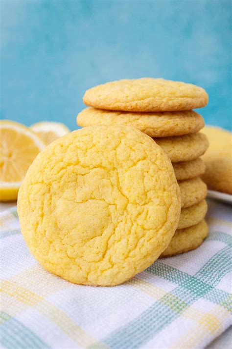 3 Ingredient Lemon Cake Mix Cookies By Kelsey Smith