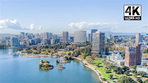 Fly The Streets Of Oakland California 4k City Ambience Youtube