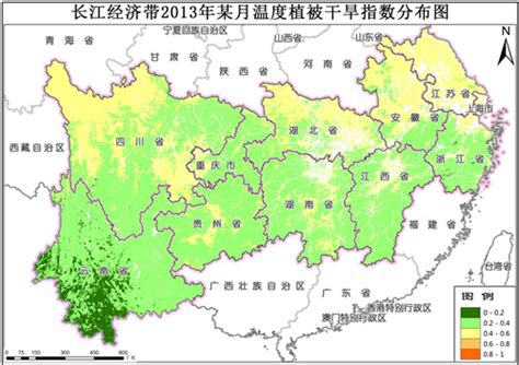 植被干旱指数tvdi分布数据 地理遥感生态网