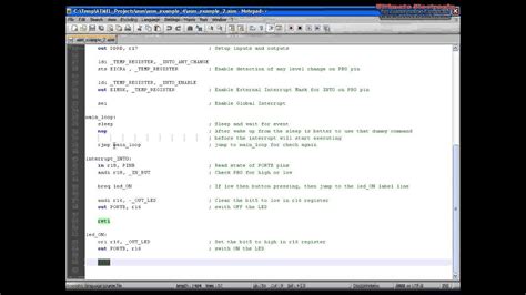 Embedded University Tutorial No8 Improved An Interrupt Example In Asm Code Youtube