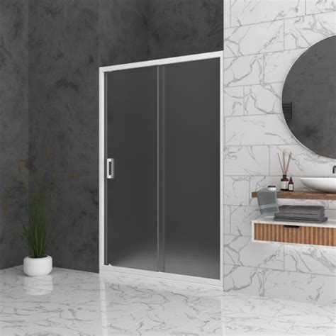 Roca Преграден параван 120x195см 6mm Прозрачно стъкло Сребрист профил L2 с 1 плъзгаща