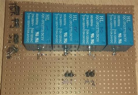 Actual Pair Of Diy H Bridge Made Using 4 Relay Nc Normally Close