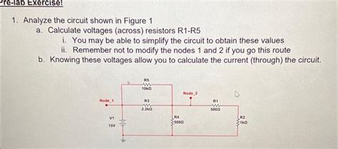 Solved Analyze The Circuit Shown In Figure A Calculate Chegg