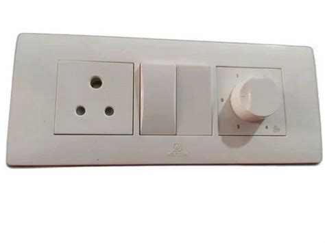 6a Western 3 Pin Modular Switch Socket Combination Plastic At ₹ 180 Piece In Varanasi