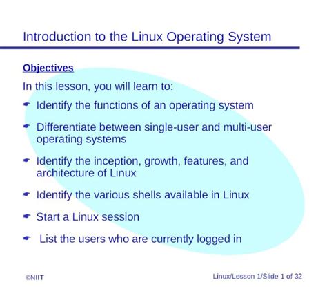 PPT Introduction To Linux Operating System DOKUMEN TIPS