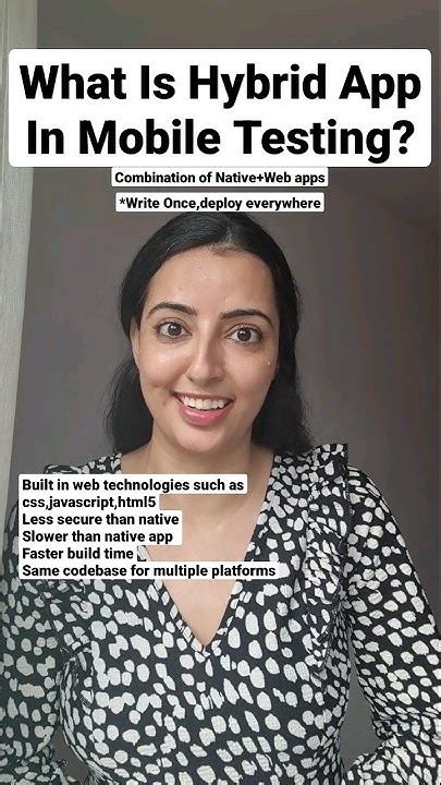 What Is Hybrid App In Mobile Testing Mobiletesting Softwaredevelopment Softwaretesting