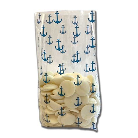 Printed Bags With Gusset Anchor Aways Navy C1 Chocolat Chocolat Inc