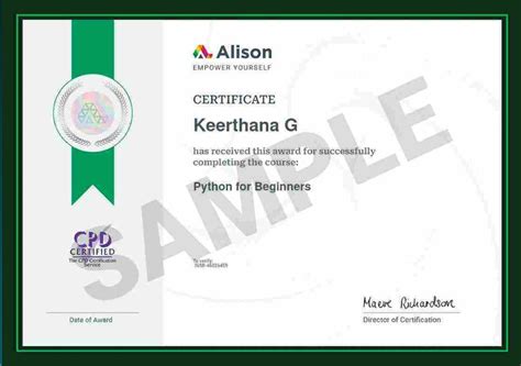 Alison Python Studentlife Learning Coding Certification