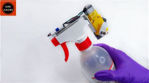 Diy紅外線自動感應酒精噴霧器紅外線感應消毒機酒精噴霧罐升級手動自動兩用 Youtube