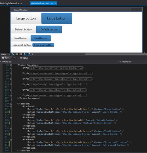 [wpf]控件应用多个样式 彭旭 博客园