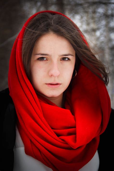 зимний портрет история красной шапочки