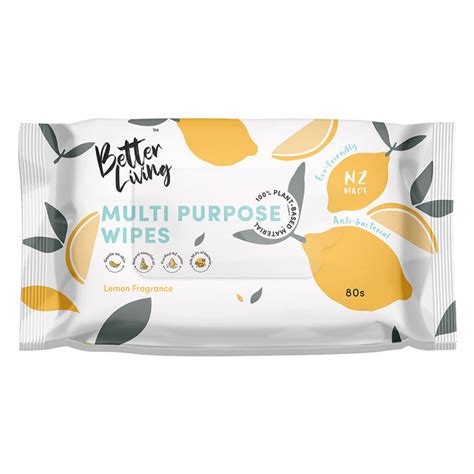 Multi Purpose Wipes Lemon 80s