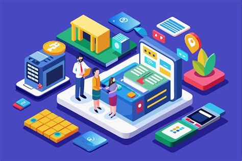 A Vibrant Showcase Of Customizable Mobile Payment Solutions For Secure Transactions And User