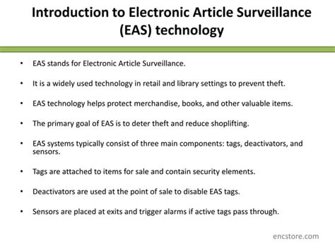 EAS Security Tags And Detachers Pptx