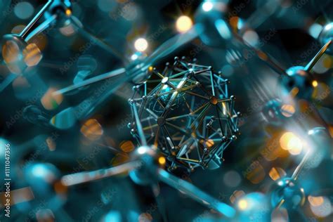 Detailed X Ray Diffraction Of Synthetic Crystal Revealing Atomic Structure For Scientific