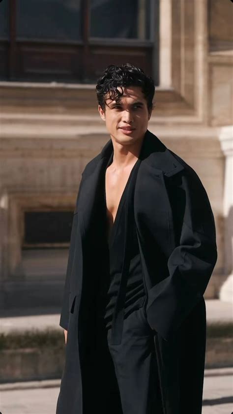 Charles Melton At Valentino Fashion Show In Paris Sabrina Carpenter