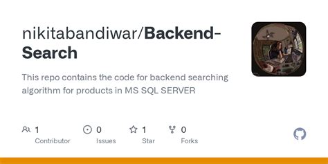 github nikitabandiwar backend search this repo contains the code for